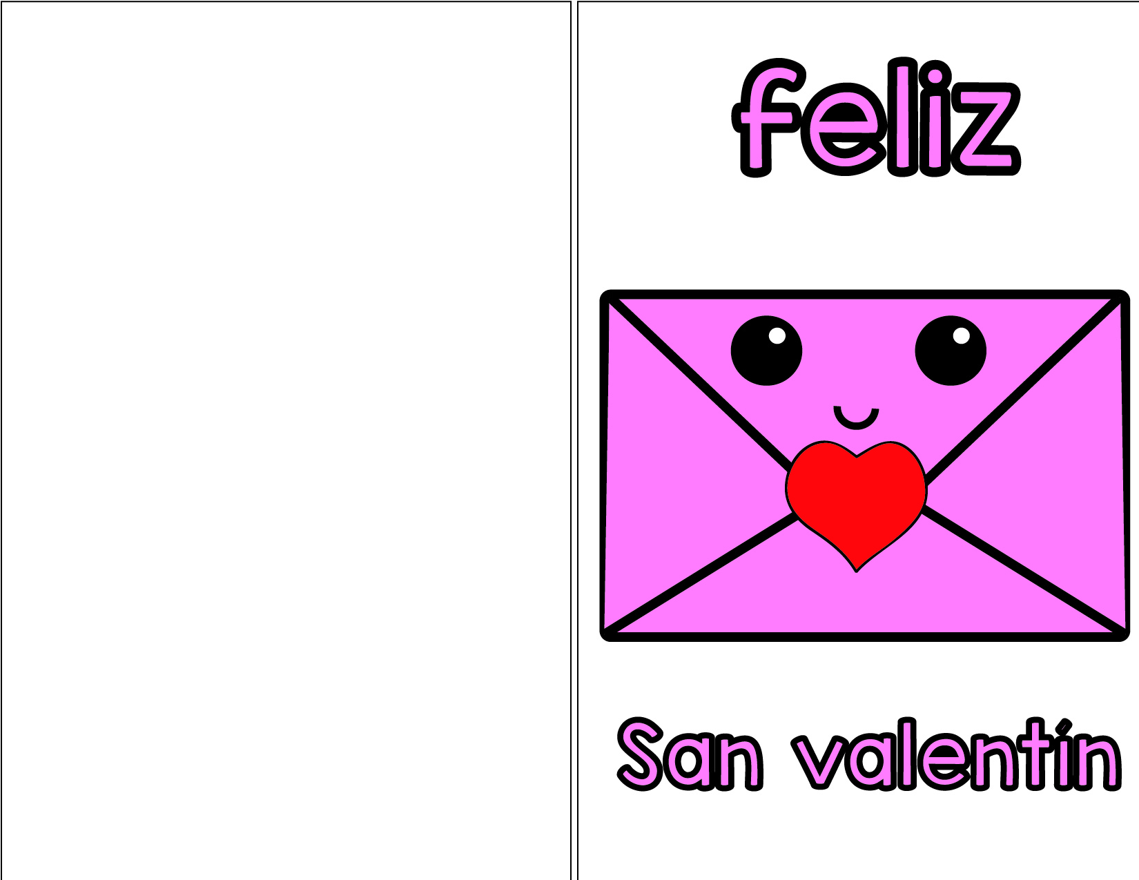 Tarjetas De San Valentin Para Imprimir Para Ninos