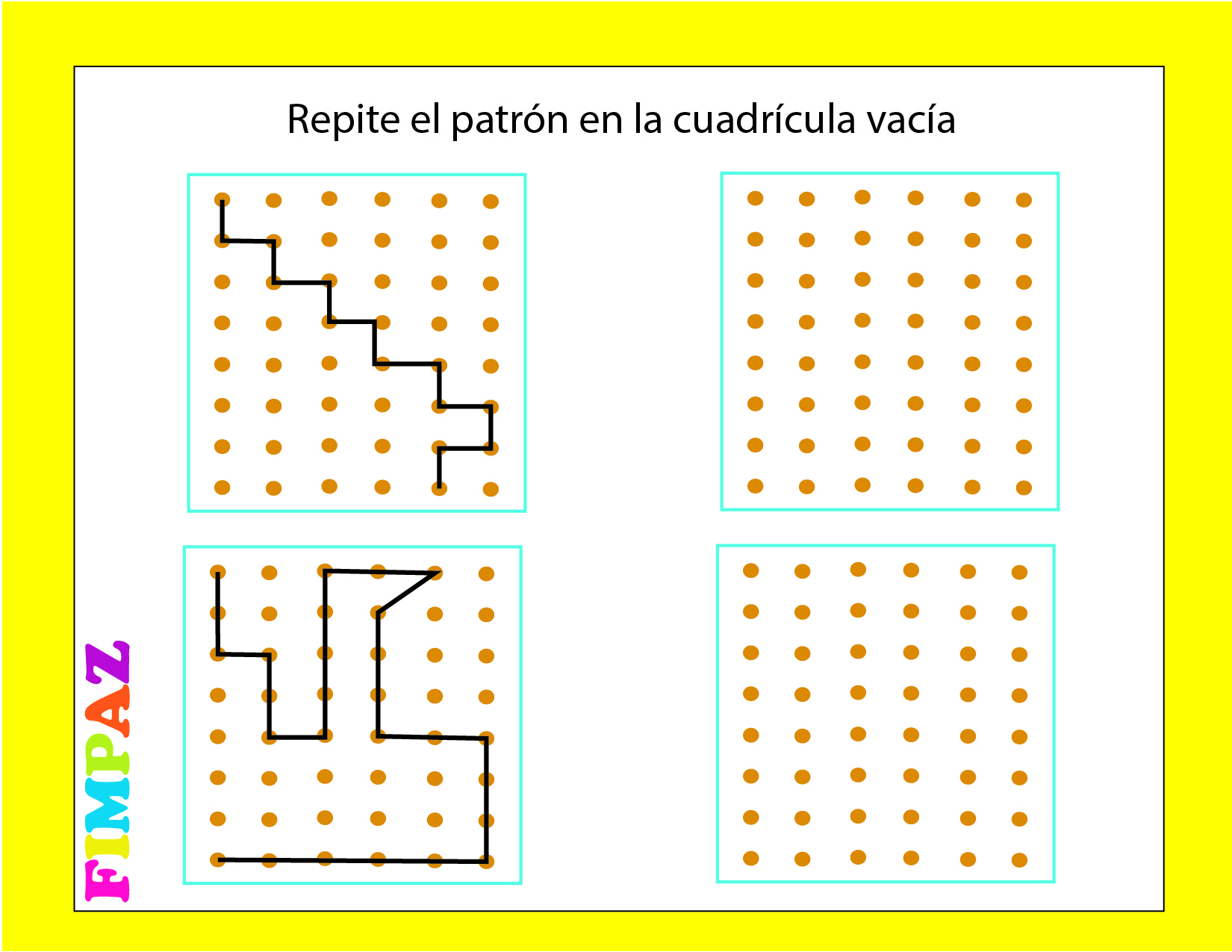 PATRONES VISUALES PARA NIÑOS